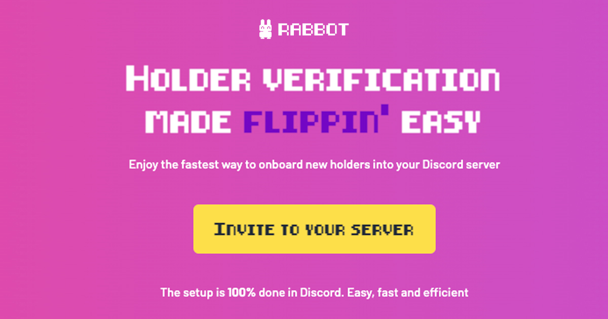 Holder Verification - Rabbot by Flippin' Rabbits